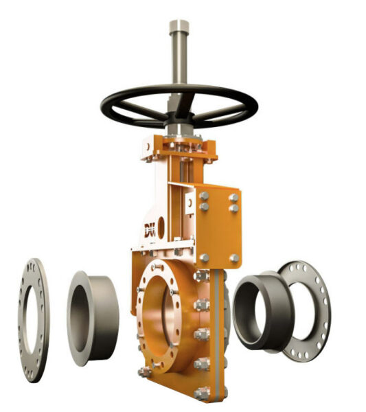 Dual Pivot Flanged Gate Valve (DPFGV) - Global Flow Control